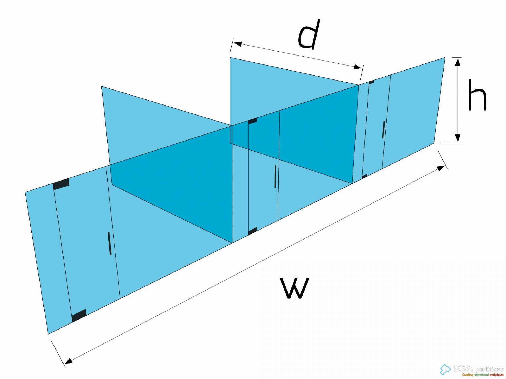 Double Glazed Glass Partitions for Office Spaces | Kova Partitions