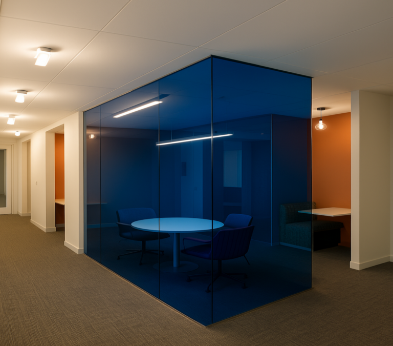 Blue Tinted Glass: Is It Right for Your Interior? | Kova Partitions